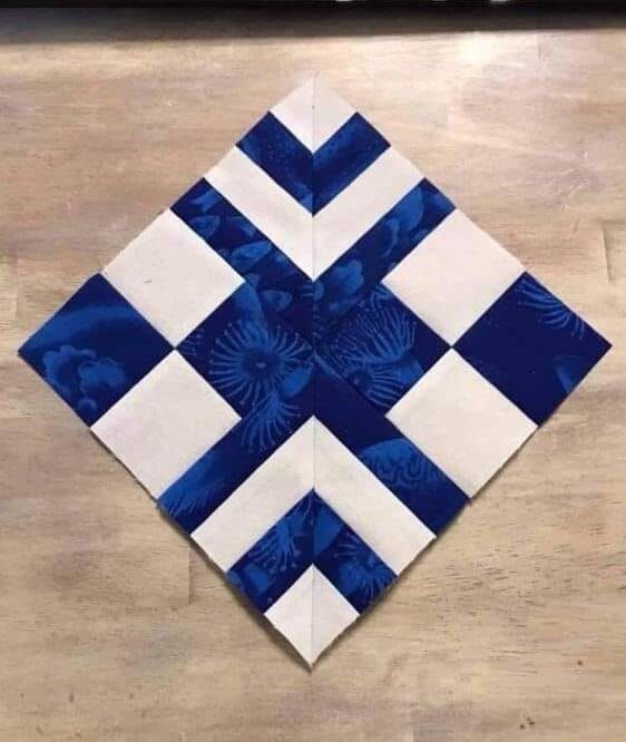 Navy Squares Block: A Detailed Quilt Tutorial
