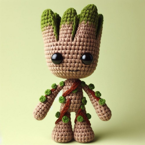 Groot Amigurumi: Step-by-Step Crochet Patterns Tutorial