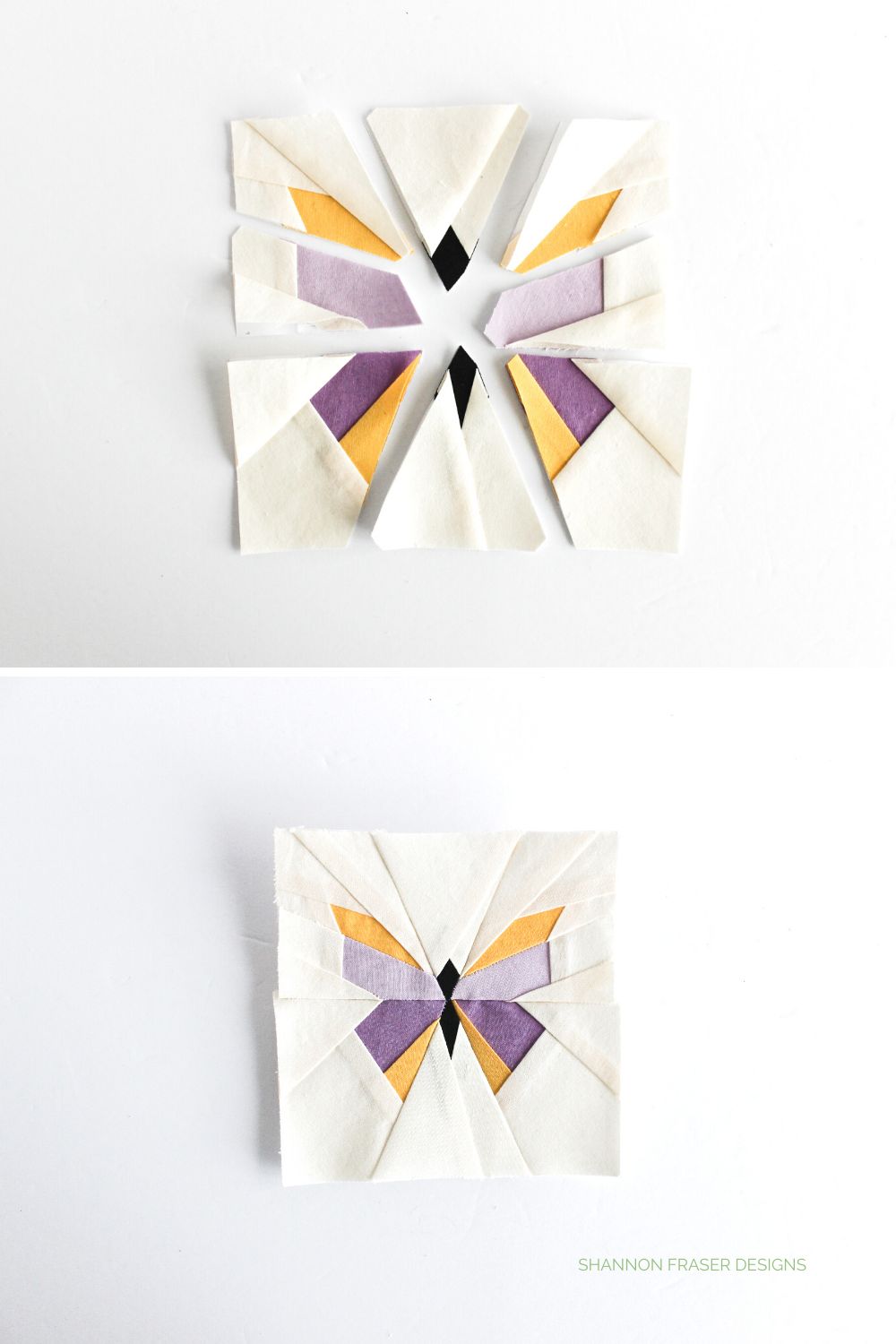 Butterfly Charm Block Paper Piecing: A Stunning Quilting Pattern with Precise Detail