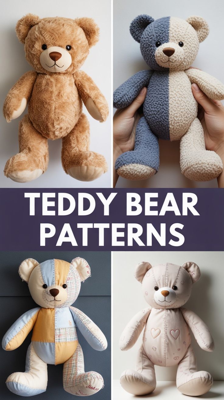 Bear Patchwork – Free Pattern - harmonythreads.dicasdorei.com