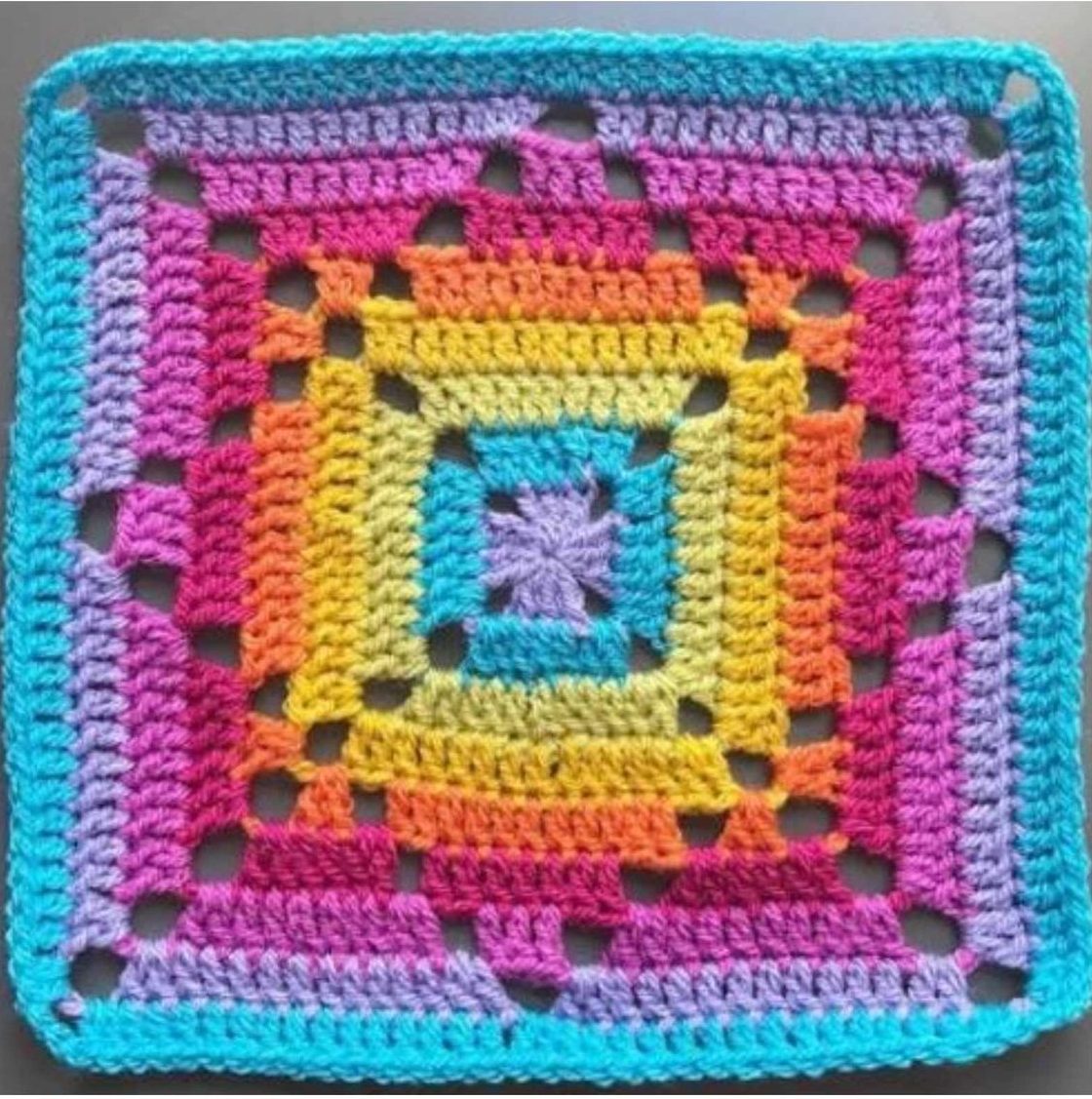 Rainbow Granny Square: A Vibrant Touch for Your Next Project