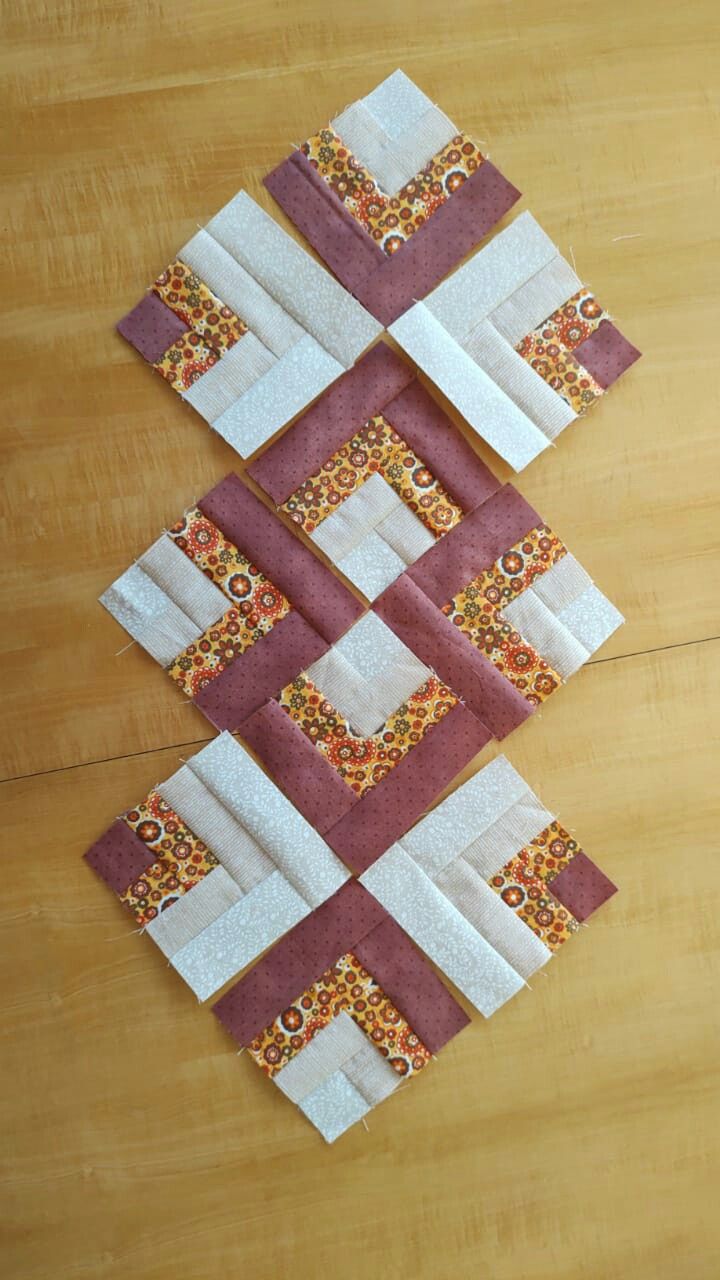 Log Cabin Quilting Table Runner Tutorial - Quilt Pattern