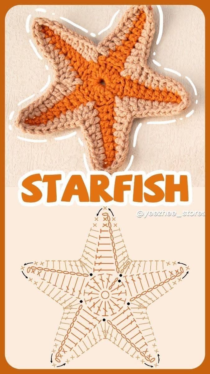 Starfish - Crochet Pattern