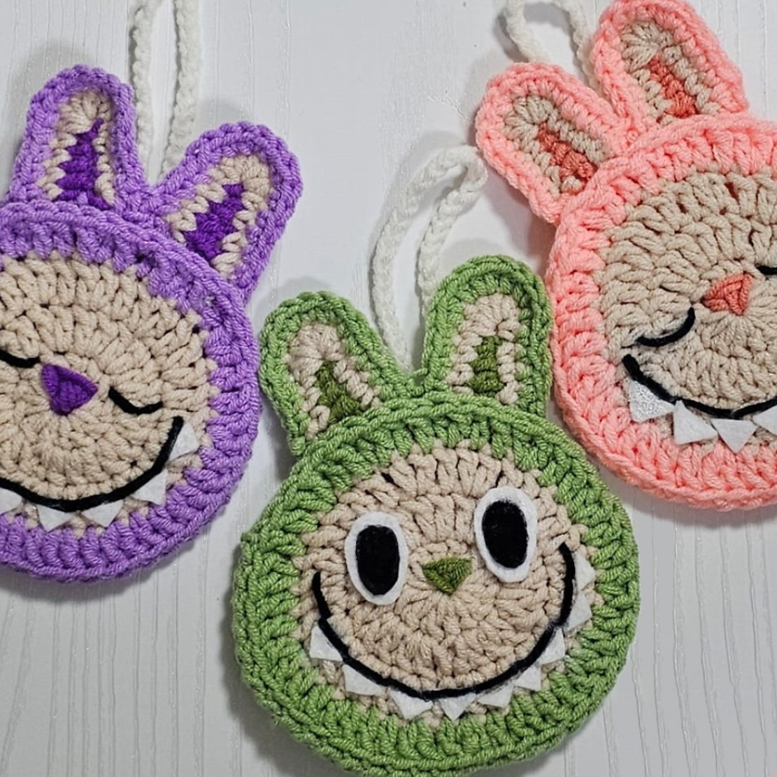 Labubu Pouch Free Crochet Pattern