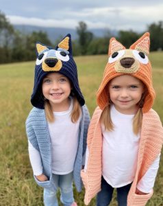 Bluey hooded scarf Crochet Pattern