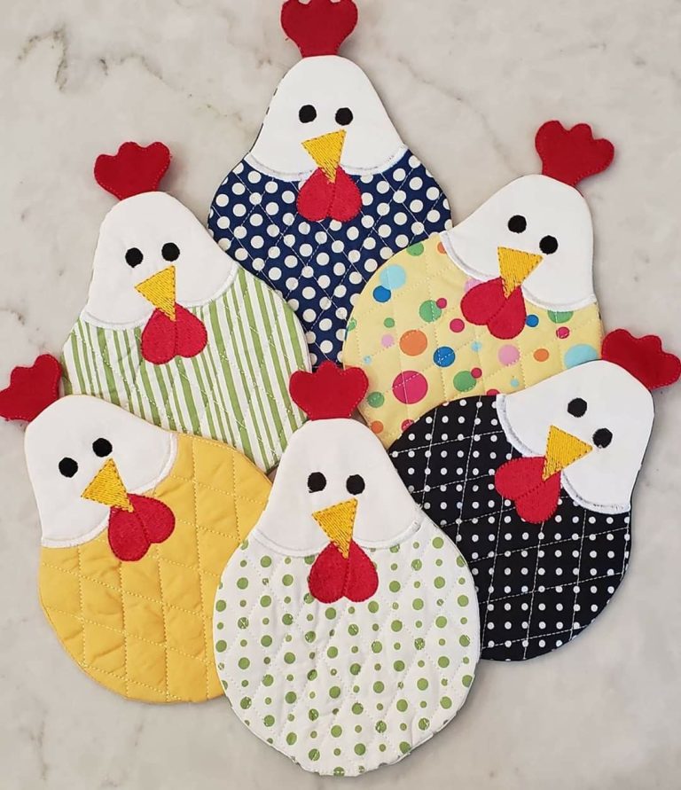 DIY Chicken Potholder Pattern