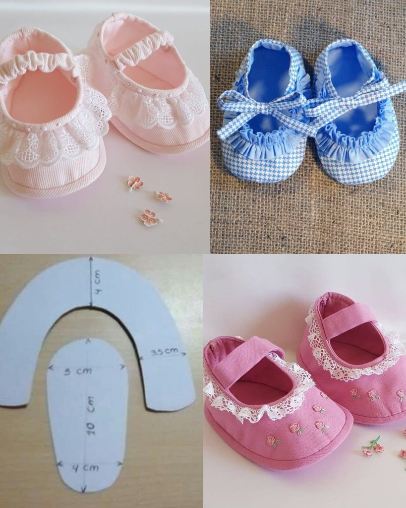 DIY baby booties Pattern