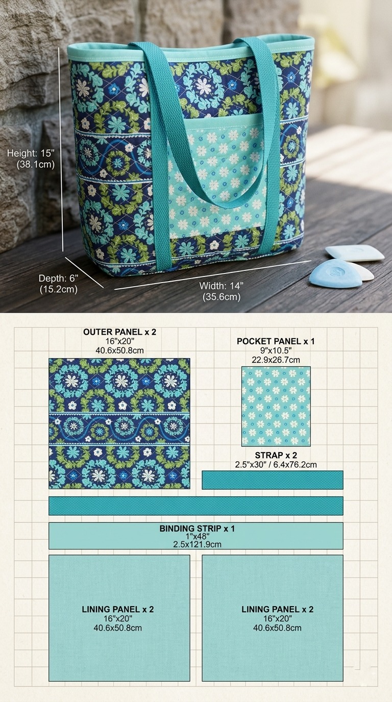 Fabric Tote Bag Pattern